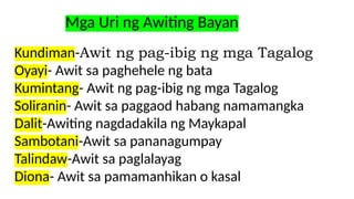 Filipino 7 Awiting Bayan Lesson 3/Week 3.pptx
