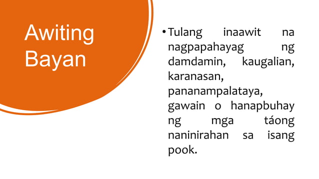 Awiting bayan at Bulong- Grade 7 | PPTX