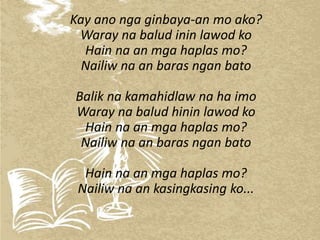 Awiting bayan (waray) | PPTX