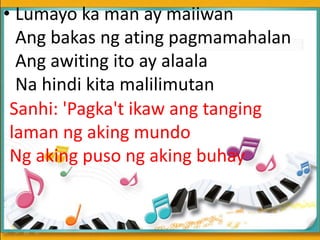 Awitin ko, sanhi’t bunga’y ituloy mo!.pptx