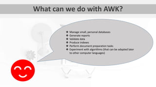Awk | PPT