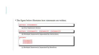 Introduction to AWK utility on unix.pptx