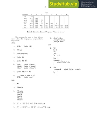 Awk --- A Pattern Scanning And Processing Language (Second Edition) | PDF