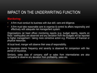 Ch 1 & 2 underwriting management | PPT