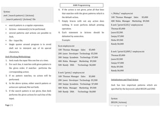 Awk programming | DOCX