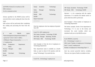 Awk programming | DOCX