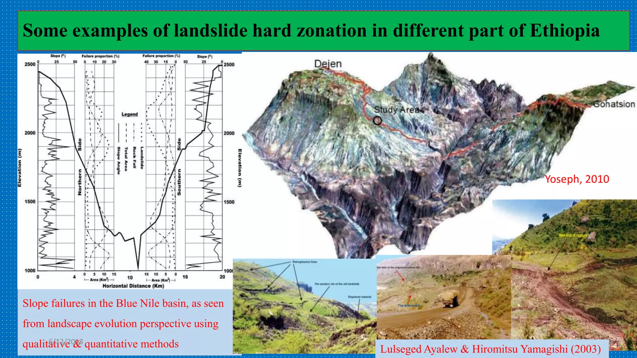 landslide hazard mapping in Ethiopia | PPTX