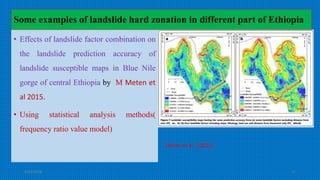 landslide hazard mapping in Ethiopia | PPTX