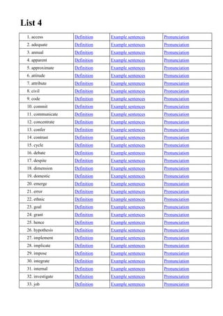 Academic Word List (AWL) Three Workbooks for Pre-University Students ...
