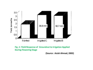 water management in groundnut | PPTX
