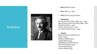 Albert einstein | PPT
