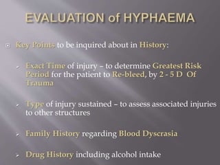 Management of Traumatic Iridodialysis with Hyphaema.pptx
