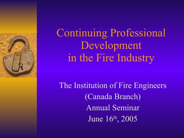 Continuing Professional Development | PPT