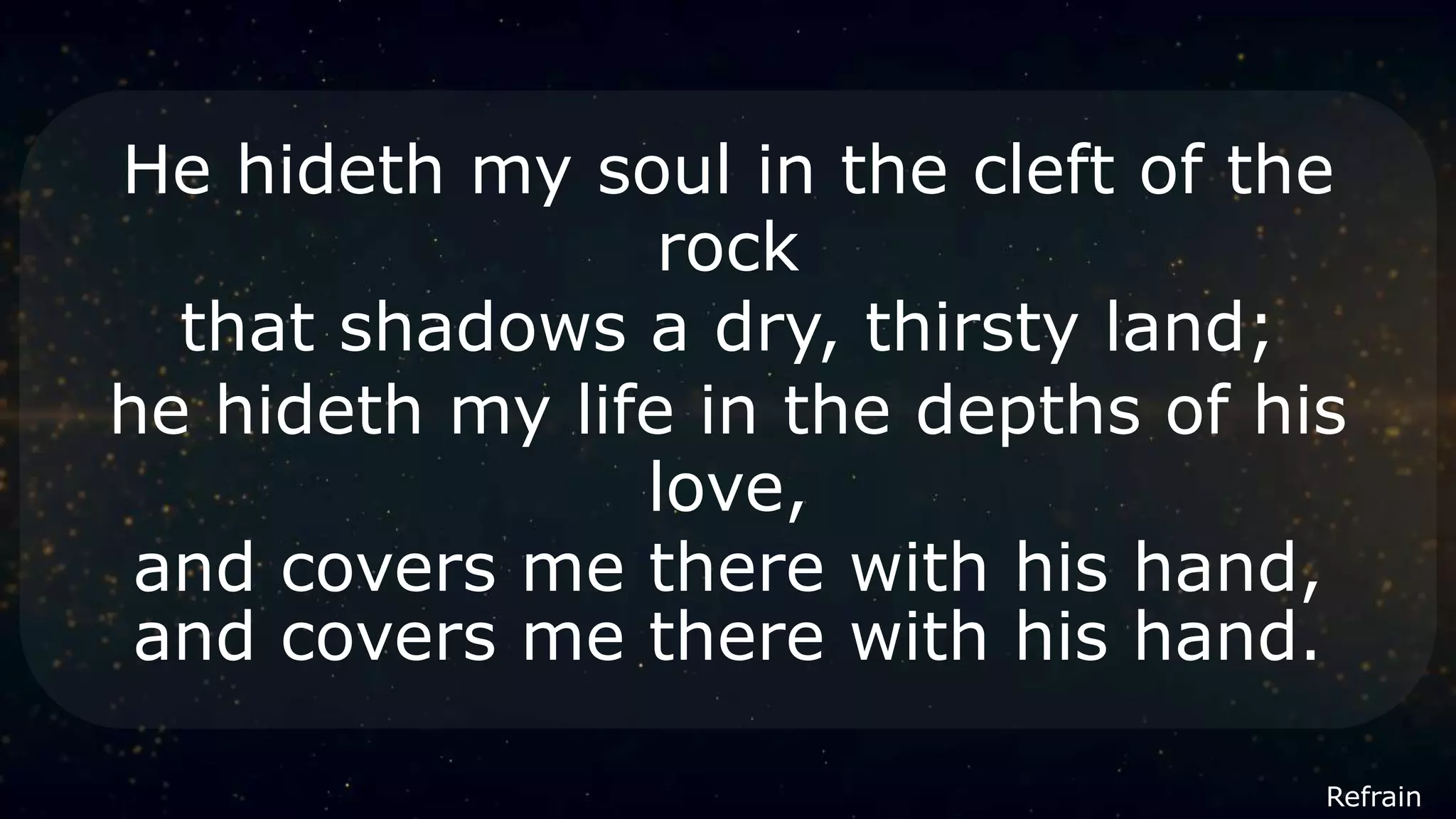 A wonderful savior is jesus my lord | PPSX