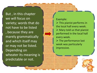 A word and its forms inflection | PPTX