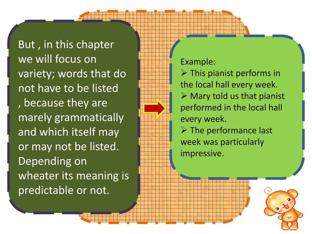A word and its forms inflection | PPTX