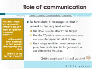 A working change management framework | PPT
