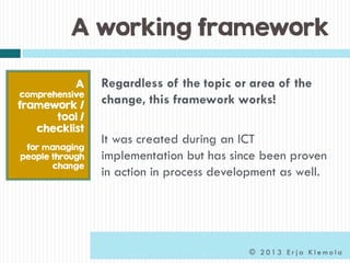 A working change management framework | PPT