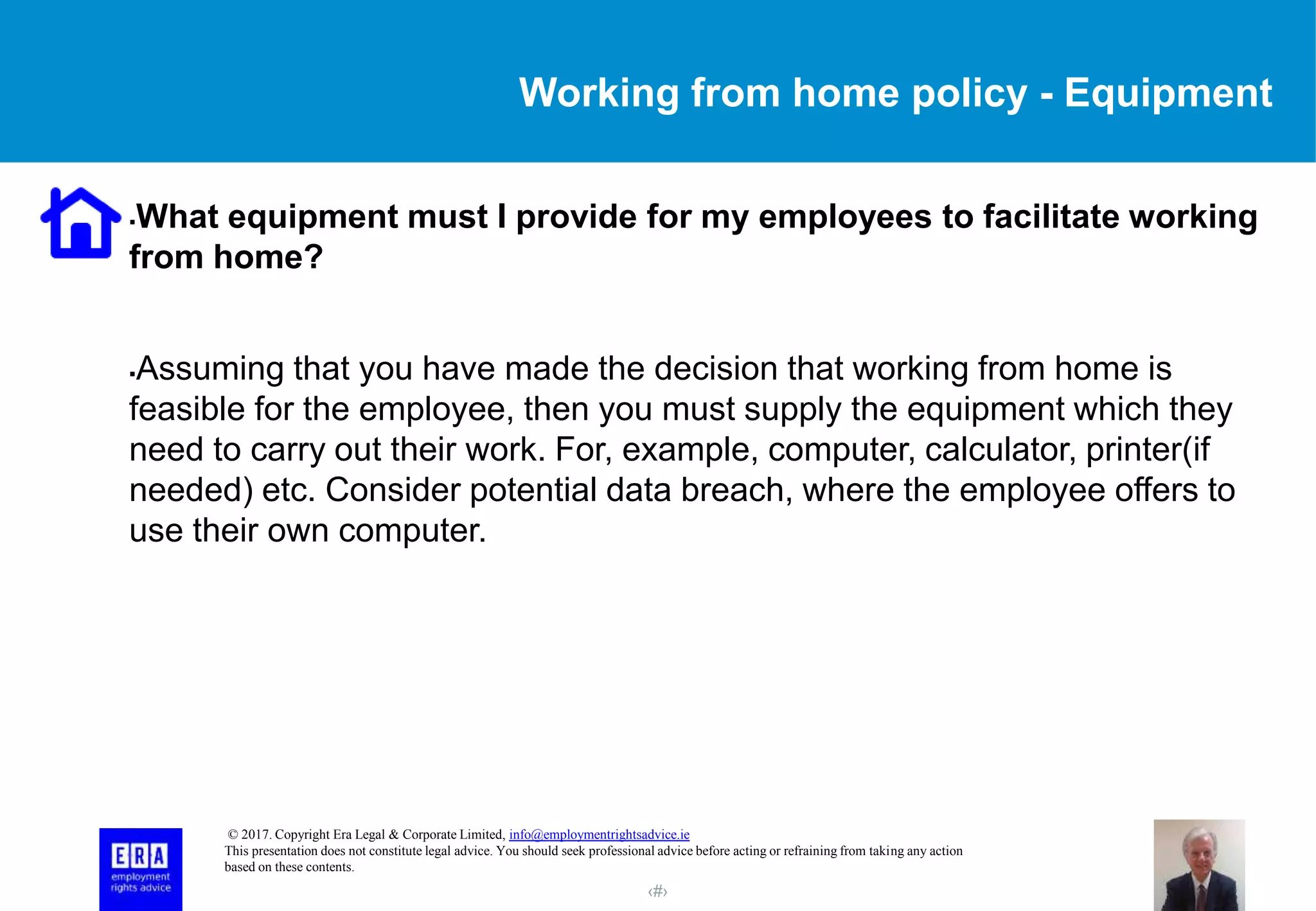 A working from home policy | PPTX