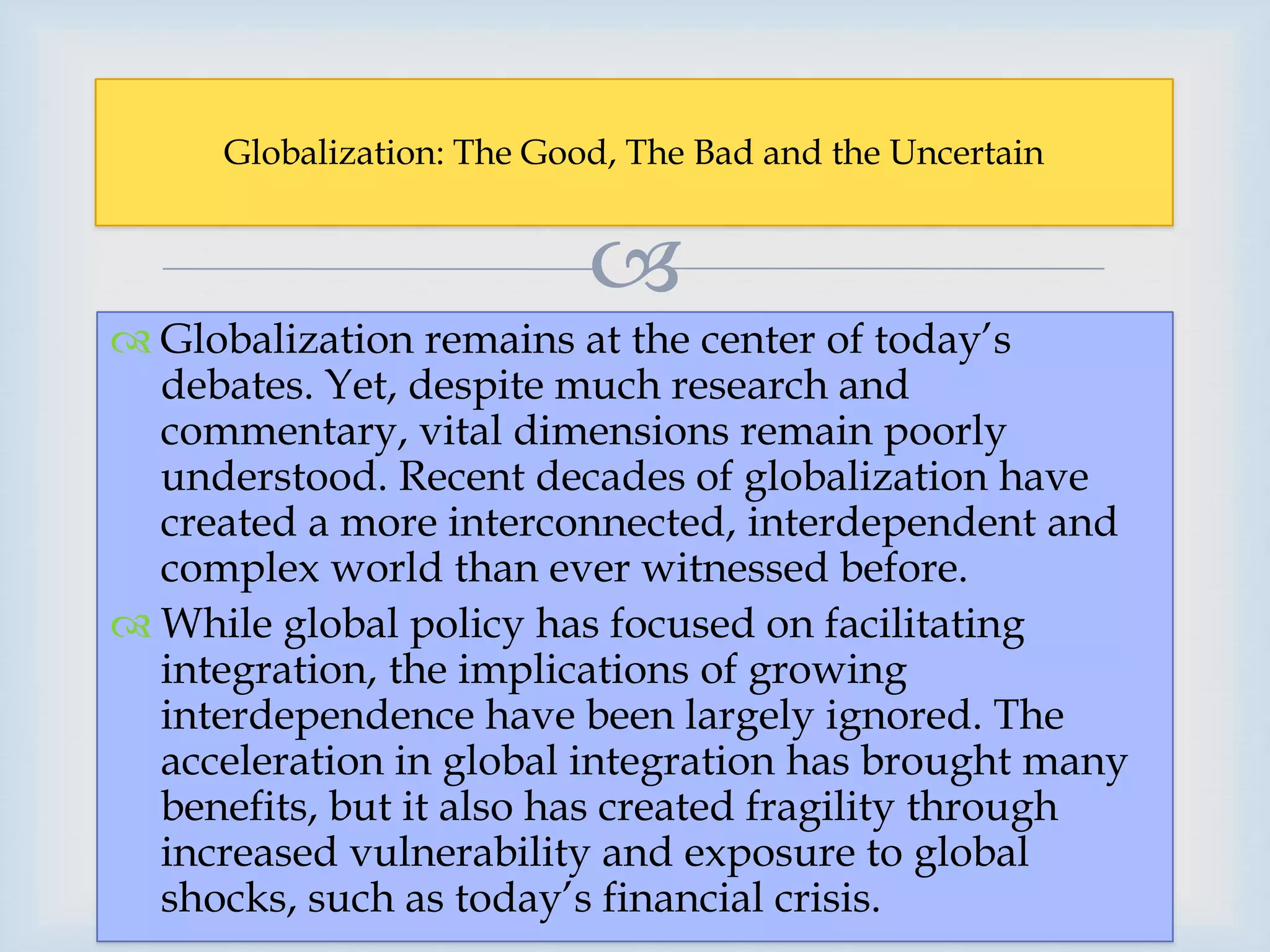 A World of Ideas Cultures of Globalization | PPTX