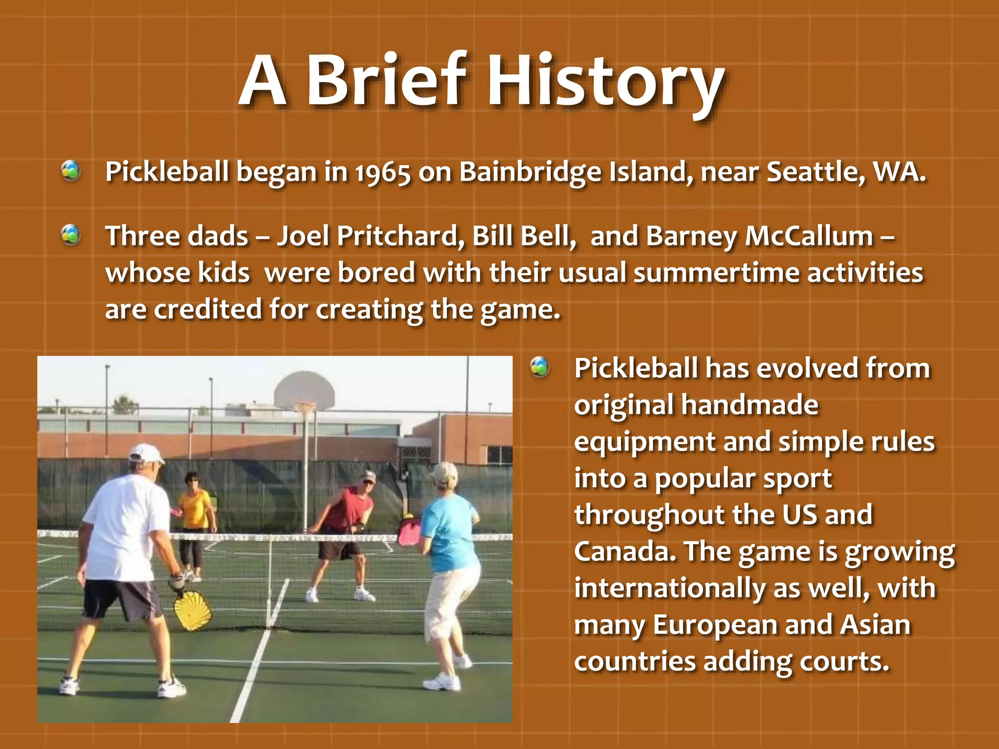 A World of Pickleball | PPTX