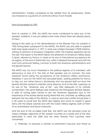 A world problem named nato | RTF | Defense Industry | Industries