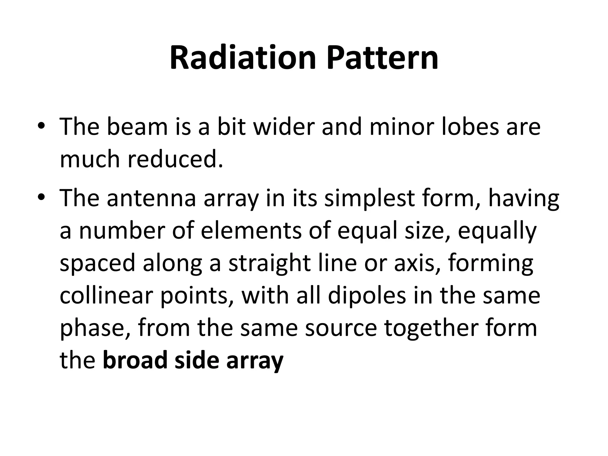 Broadside Array | PPTX