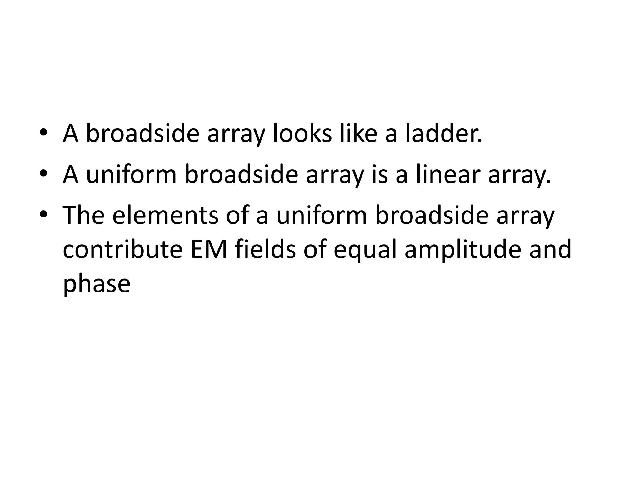 Broadside Array | PPTX