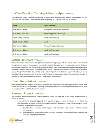 Ayurveda Wellness Practitioner | PDF