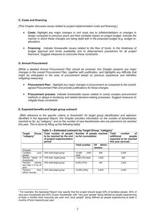 Annual Work Plan & Budget - Part 1 | DOC