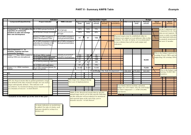 Annual work plan and budget template - canvasholf