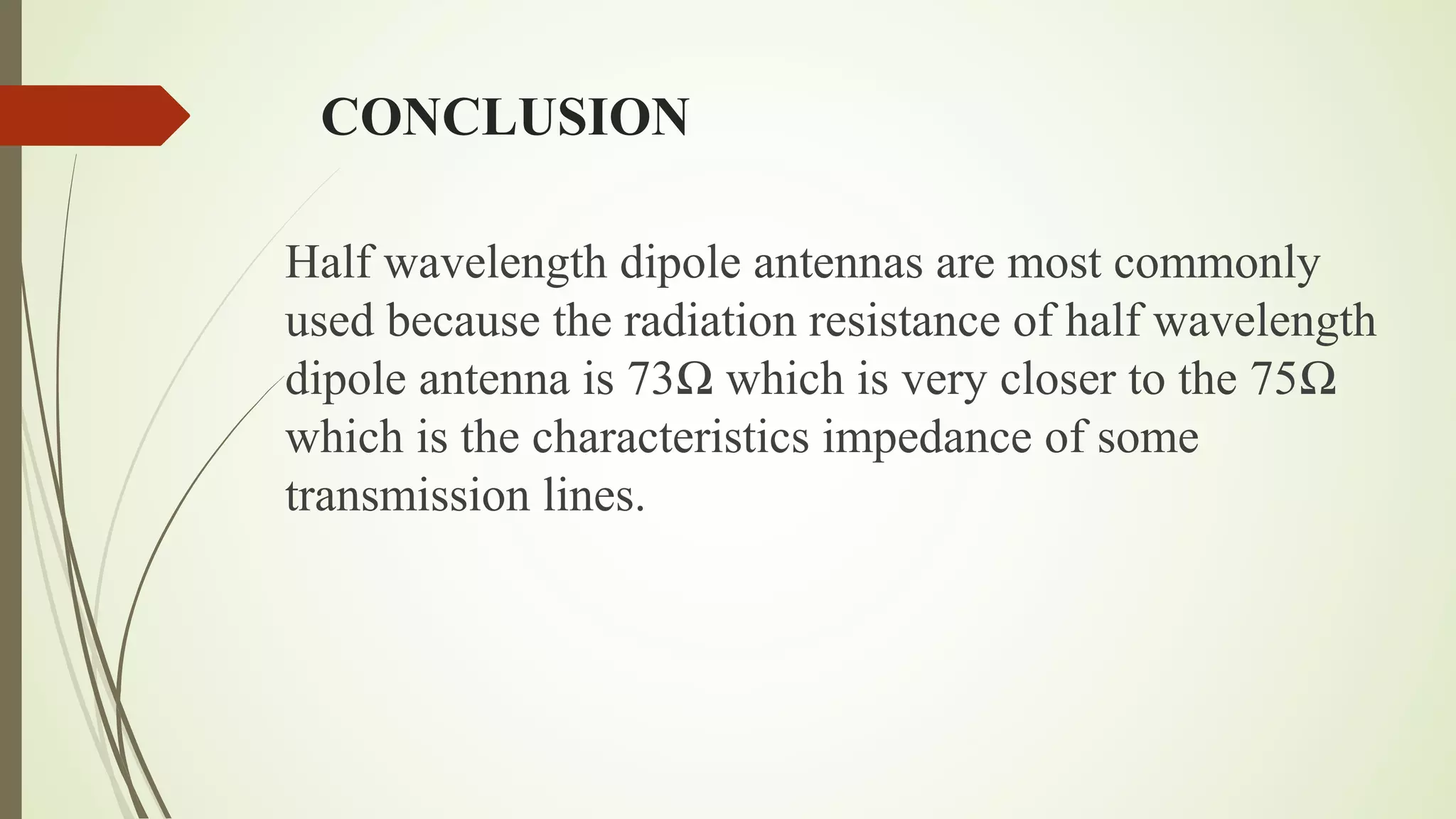 Half wavelength dipole antenna | PPT