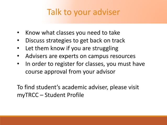 Academic Warning Advising Workshop | PPT
