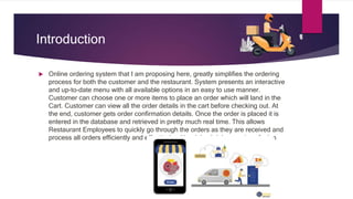Food Ordering System | PPTX