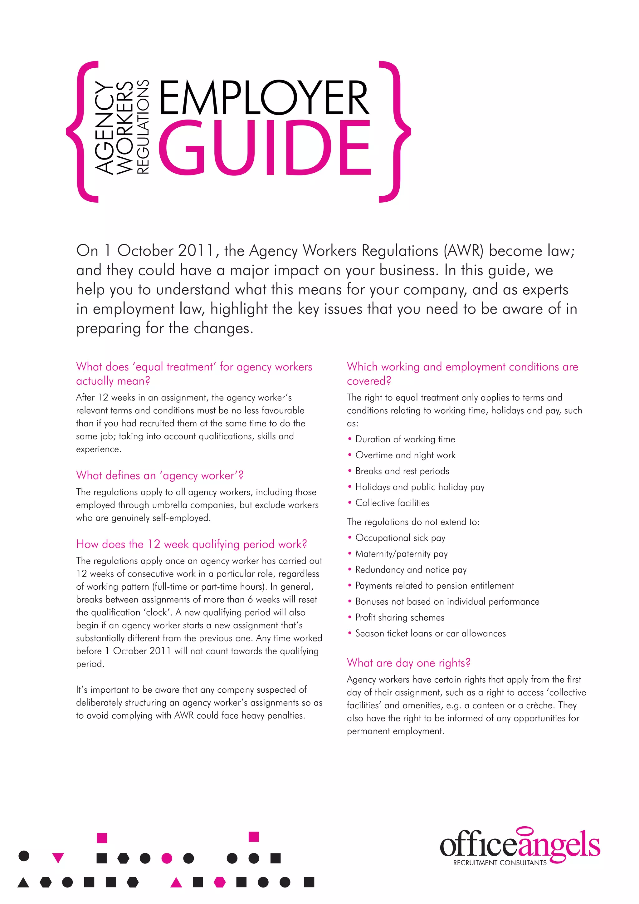 Agency Workers Regulations - Employer Guide | PDF