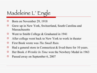 A Wrinkle In Time | PPT