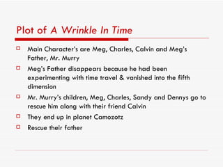 A Wrinkle In Time | PPT