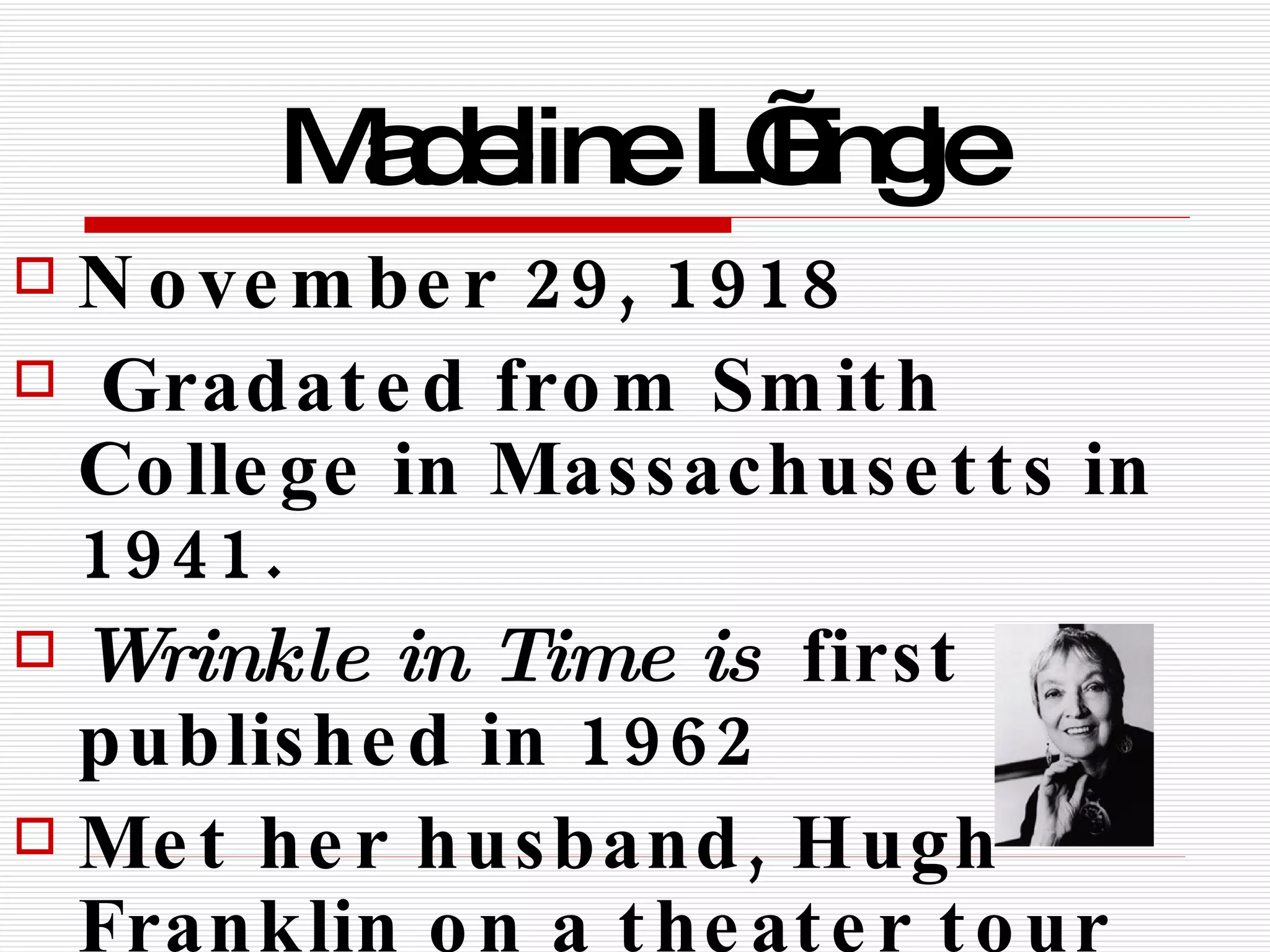 A Wrinkle In Time1 | PPT