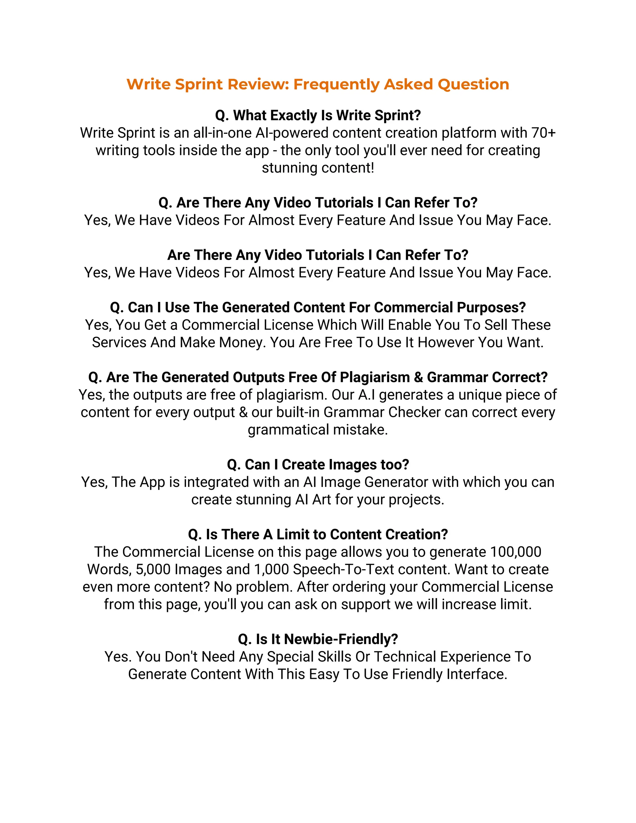 Best AI Powered Content Creator App | PDF