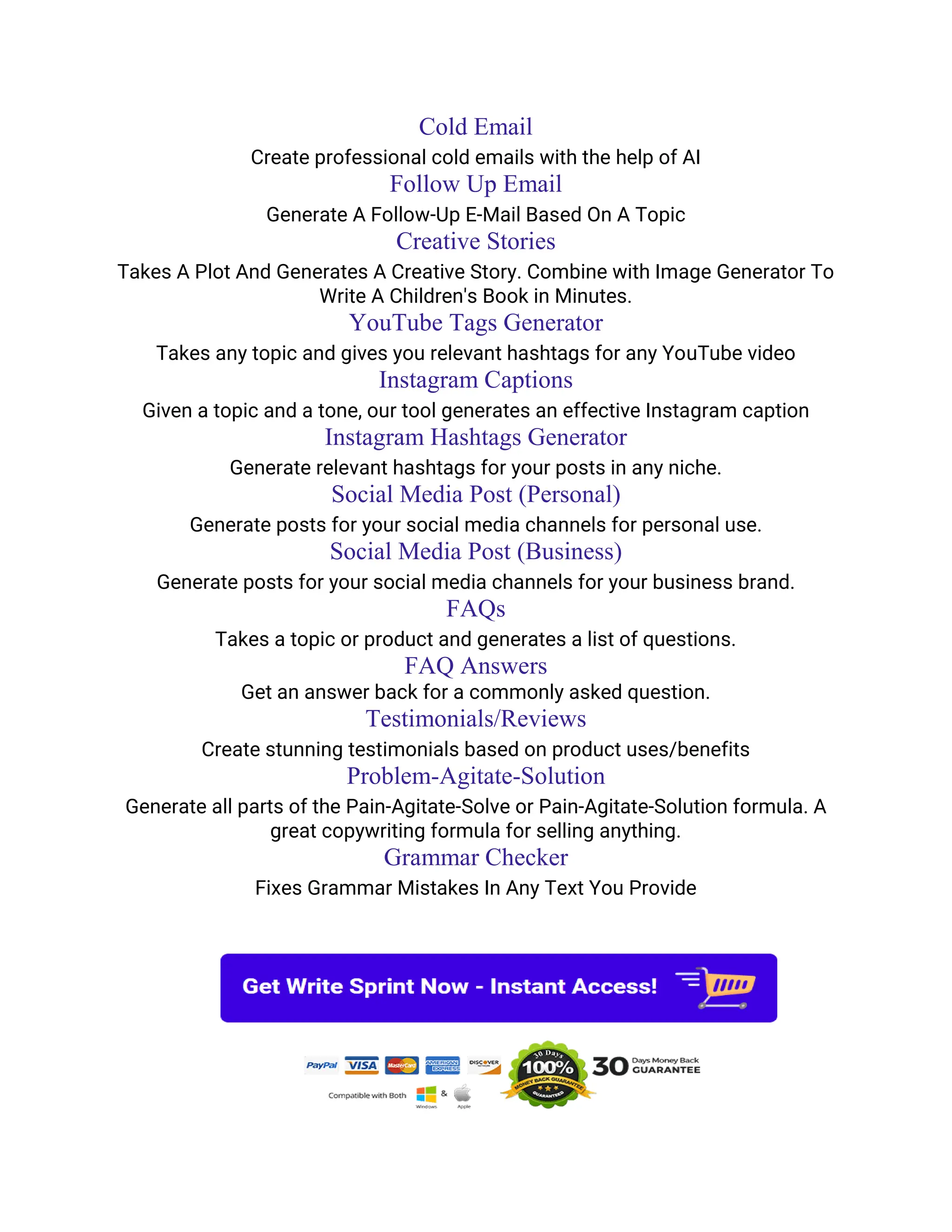 Best AI Powered Content Creator App | PDF