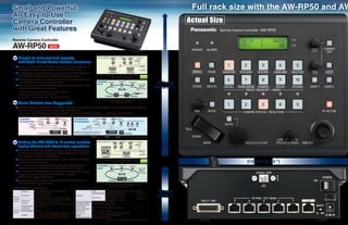 Panasonic AW-RP50 | PDF | Cameras and Camcorders | Consumer Electronics