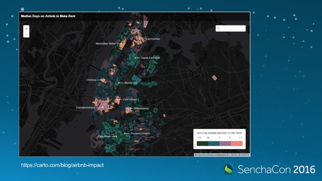 SenchaCon 2016: Integrating Geospatial Maps & Big Data Using CartoDB via Ext JS Components ...