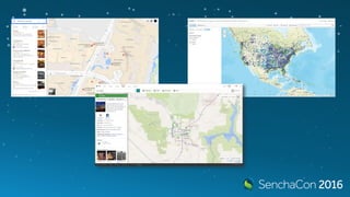SenchaCon 2016: Integrating Geospatial Maps & Big Data Using CartoDB via Ext JS Components ...