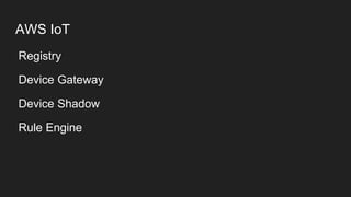 AWS IoT in action | PPT