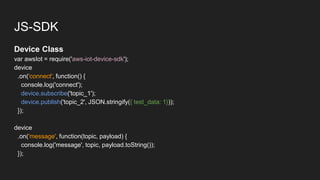 AWS IoT in action | PPT