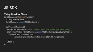 AWS IoT in action | PPT