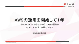 【ヒカ☆ラボ】 株式会社AMG Solution 山口 博史氏登壇資料 20170817 | PPT