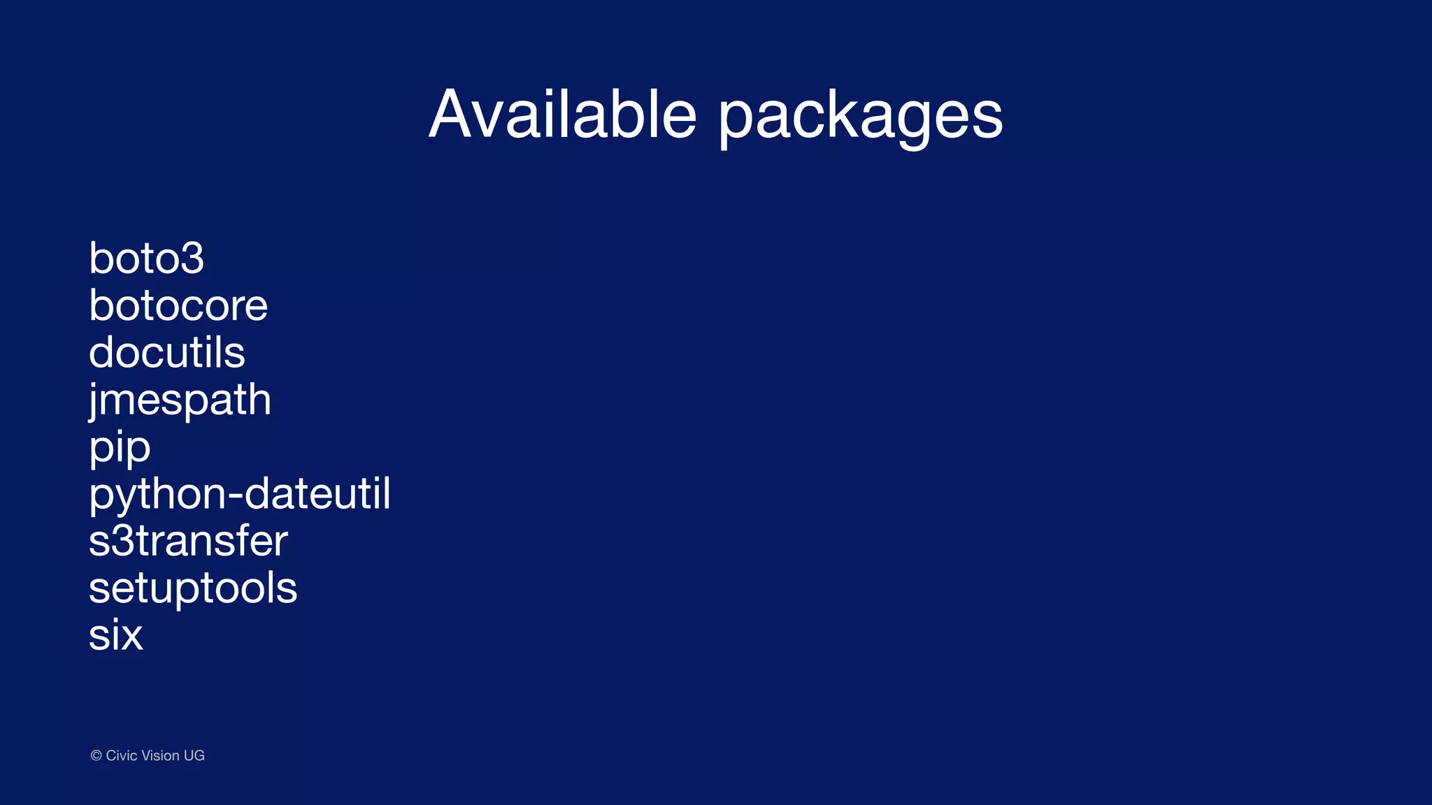 Fast and cost effective geospatial analysis pipeline with AWS lambda | PPT