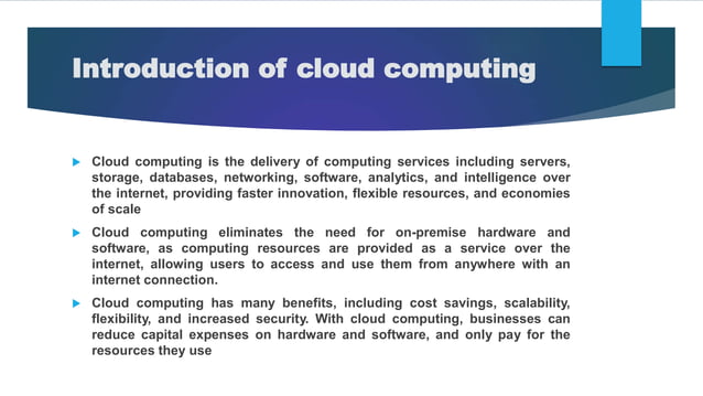 AWS for the beginning is cloud computing | PPT