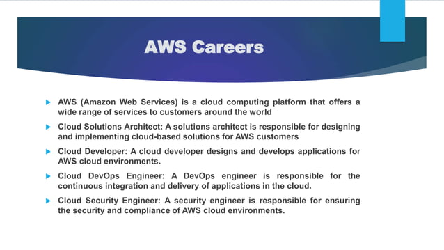 AWS for the beginning is cloud computing | PPT